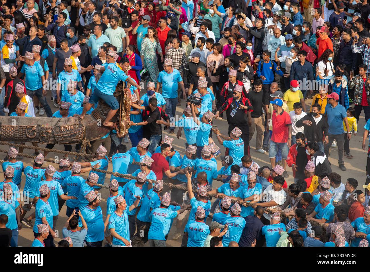 Rato Machhindranath Jatra - Festival of Nepal Stock Photo - Alamy