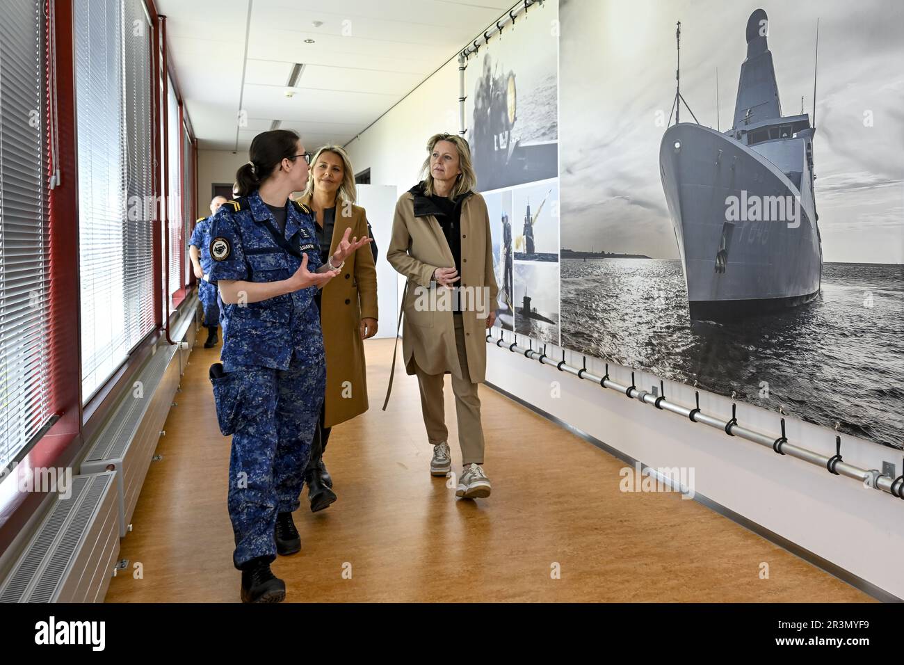 Den Helder, Netherlands. 24th May, 2023. Defence minister Ludivine ...