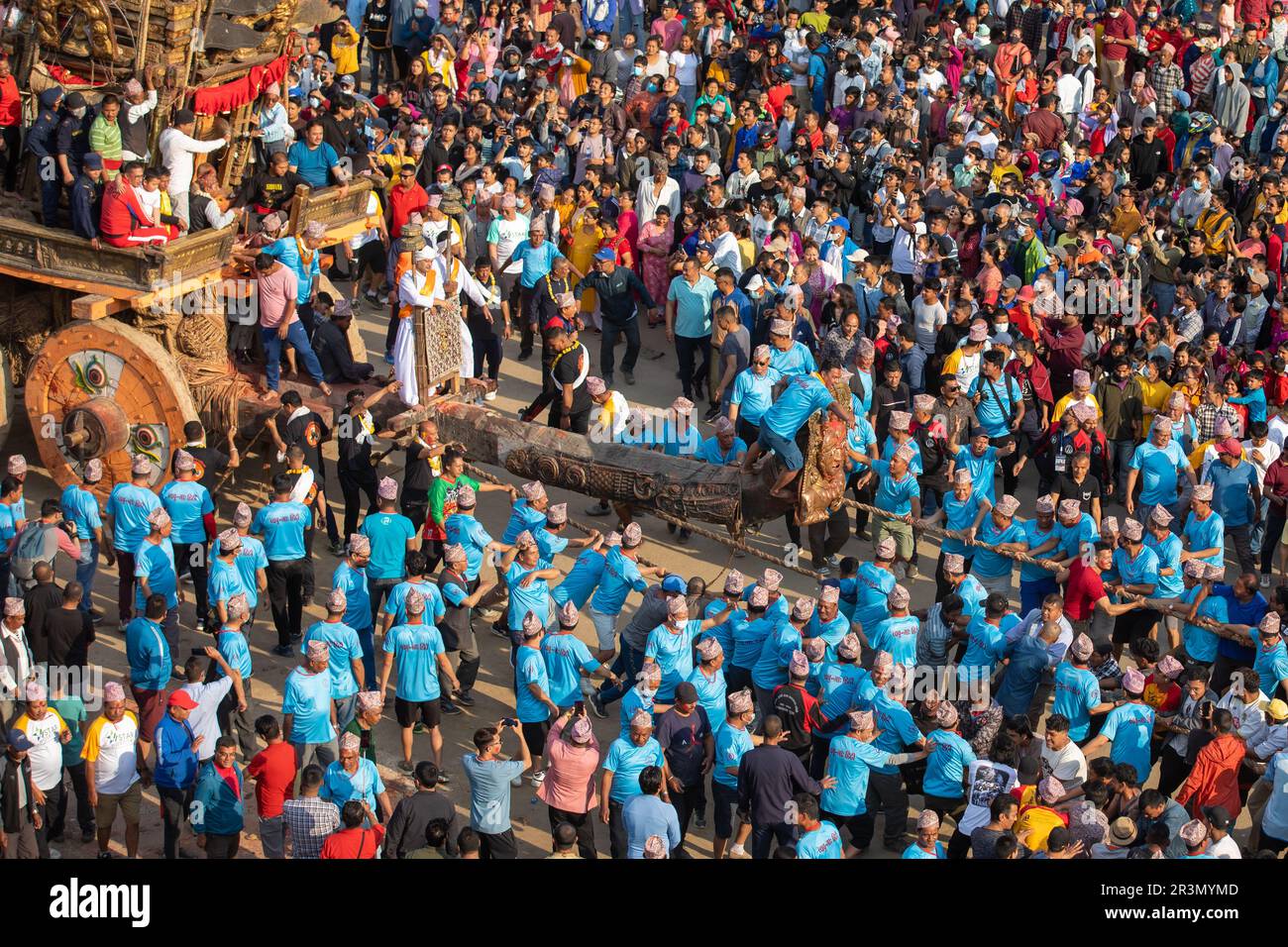 Rato Machhindranath Jatra - Festival of Nepal Stock Photo - Alamy
