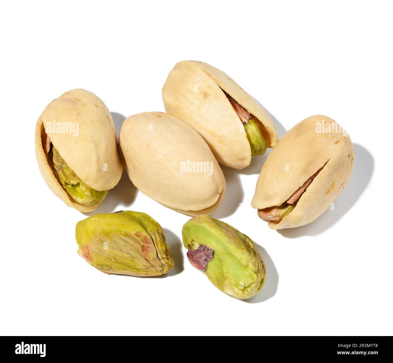 Closeup of open pistachios hi-res stock photography and images - Alamy