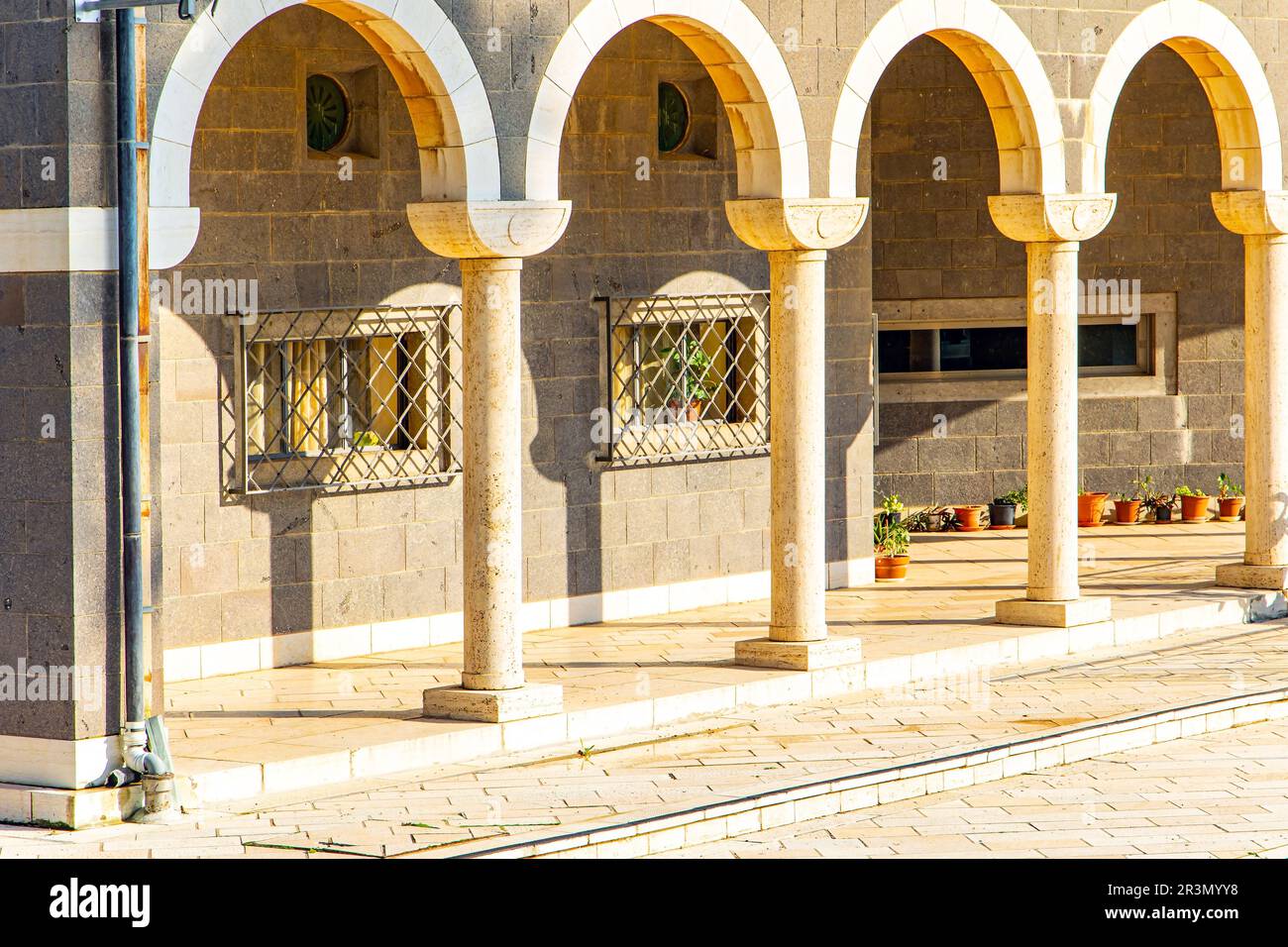 The Italian Franciscan convent Stock Photo - Alamy