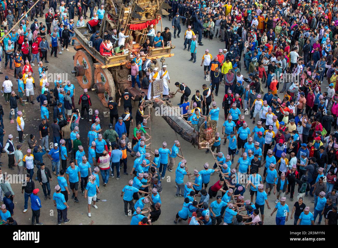 Rato Machhindranath Jatra - Festival of Nepal Stock Photo - Alamy