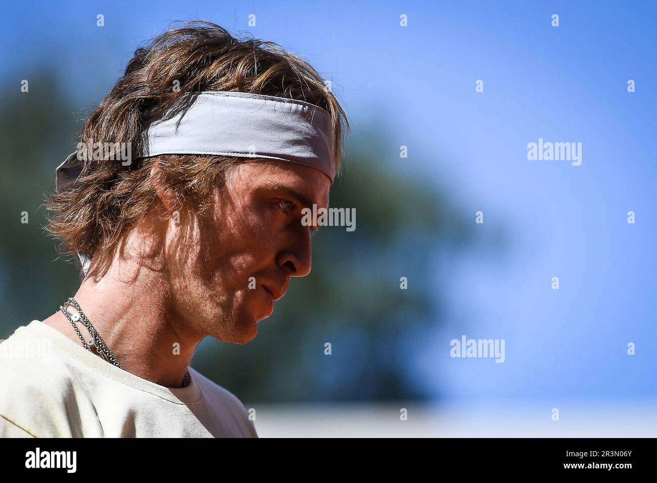 Paris, France. 24th May, 2023. Andrey RUBLEV of Russia during a ...