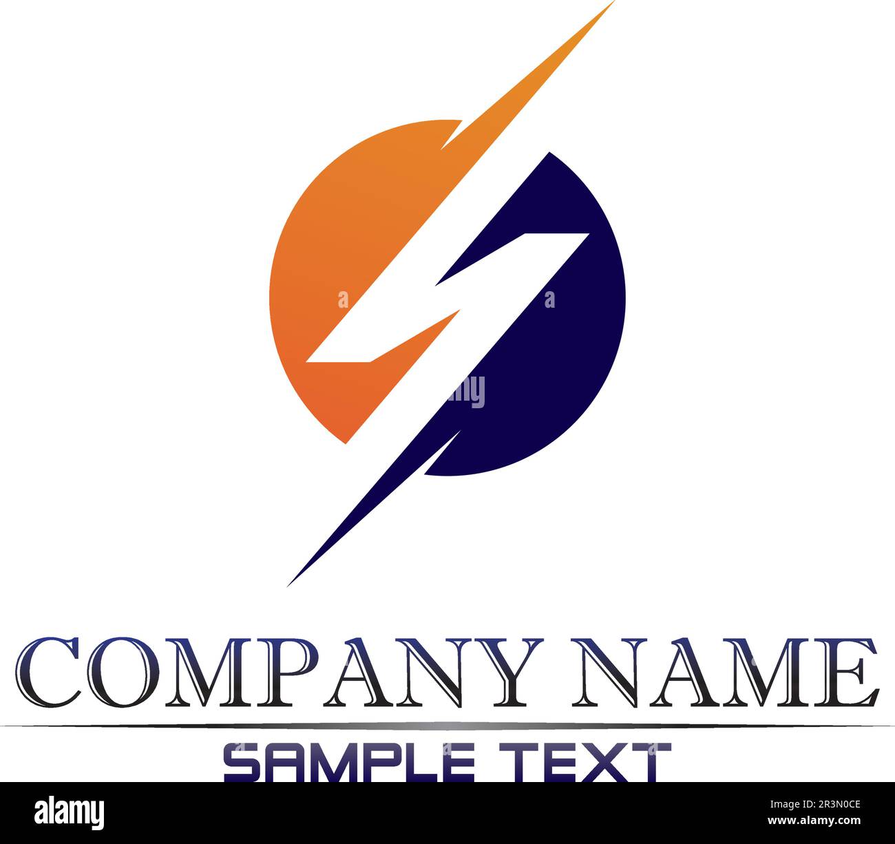 electric Vector lightning icon logo and symbols Stock Vector Image ...