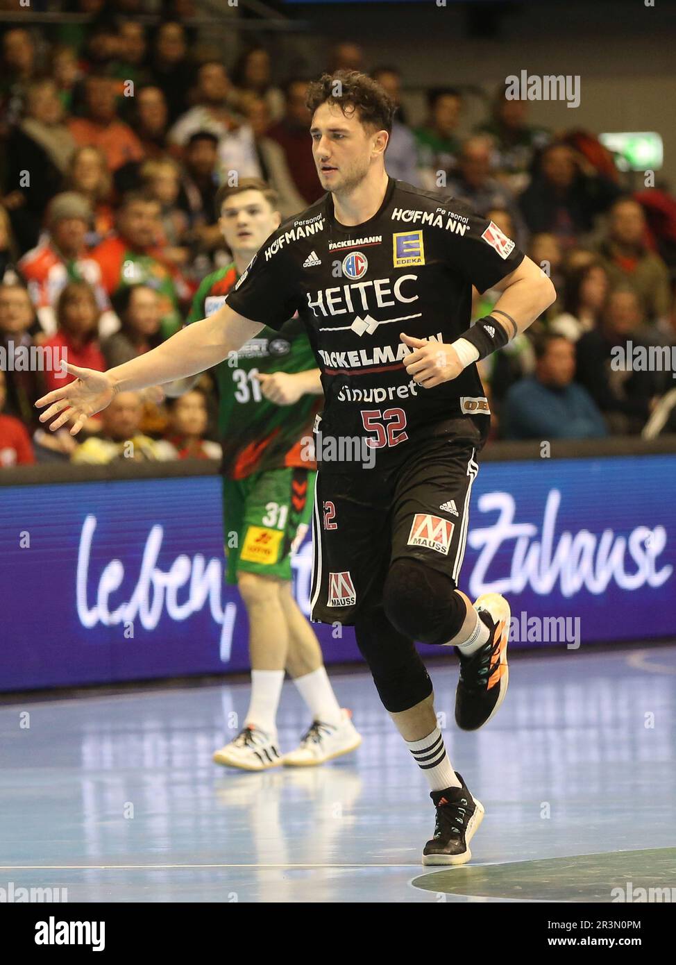 German handball player Justin Kurch HC Erlangen HBL Liqui Moly Handball ...