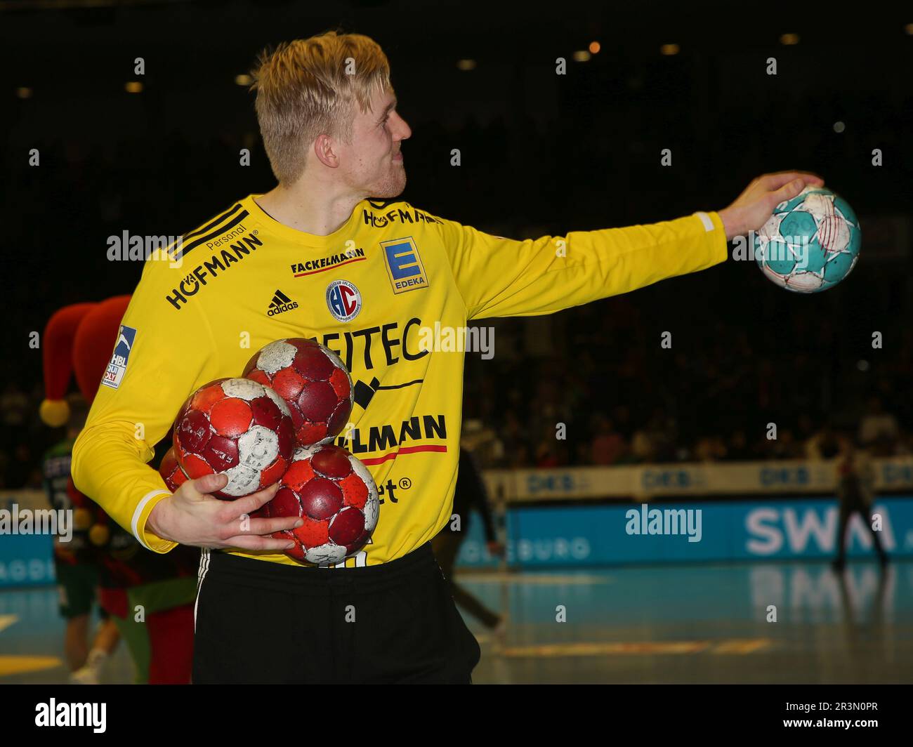 Handball goalkeeper Bertram Obling HC Erlangen HBL Liqui Moly Handball ...