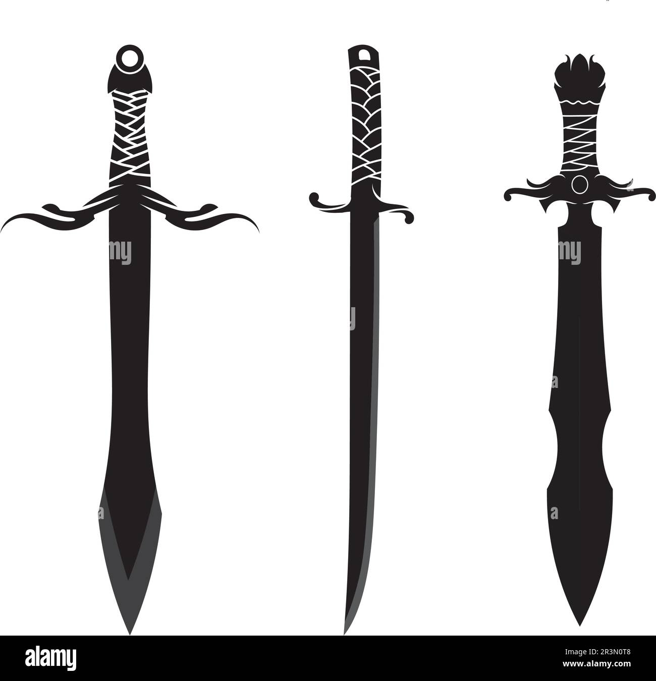 Cross swords icon flat. Simple vector symbol and bonus icon Stock ...