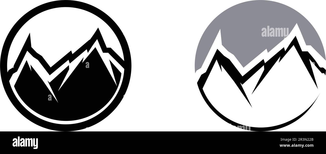 Mountain climb logo Stock Vector Images - Alamy