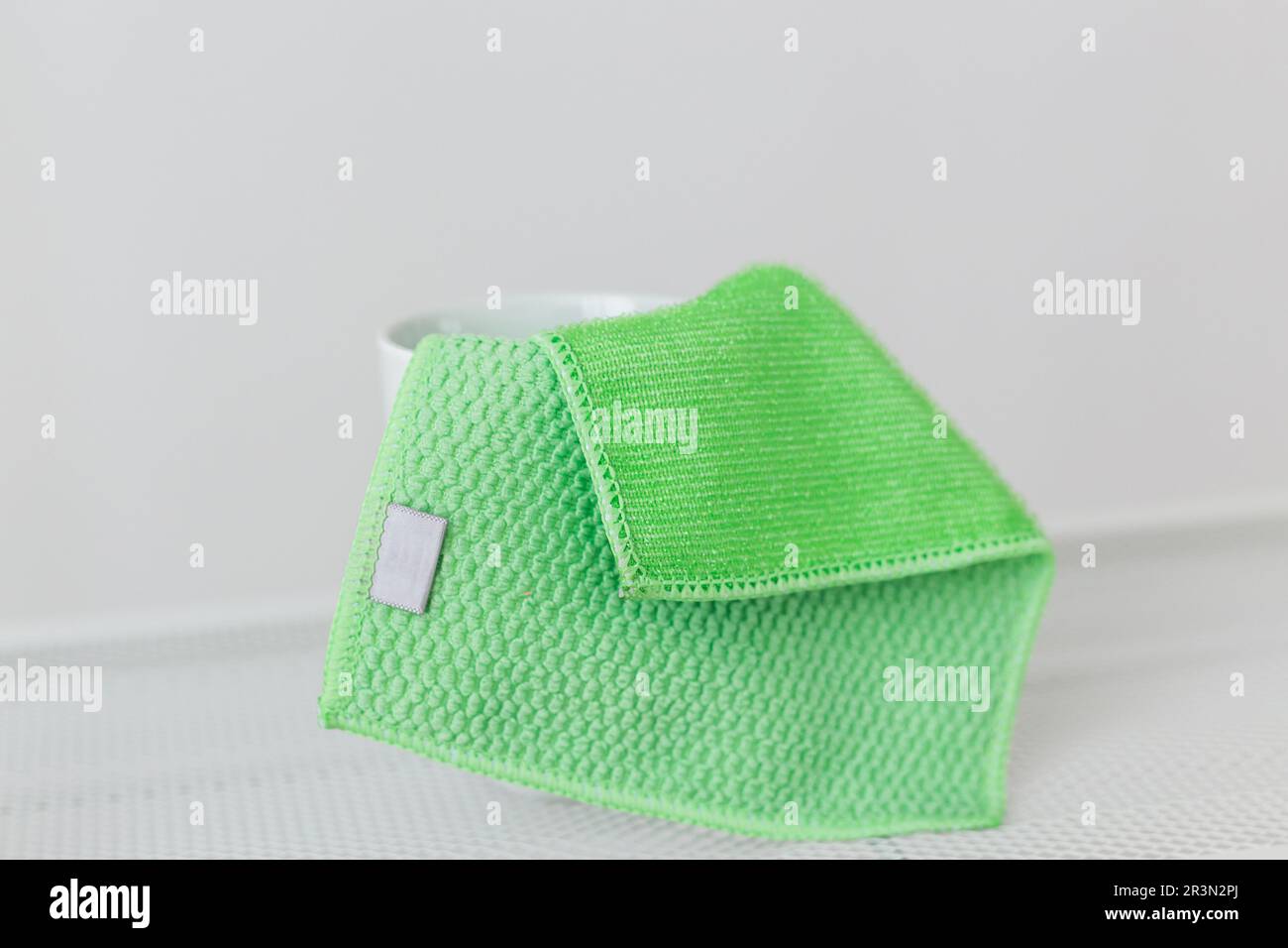 Stack of cleaning rags - Household chores and housekeeping Stock Photo ...