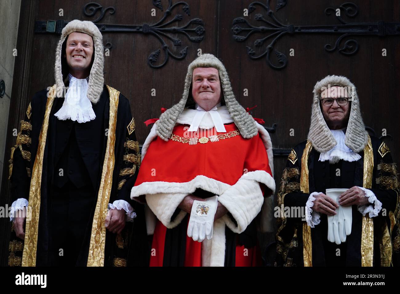 Secretary of State for Justice Alex Chalk (left) with Lord Chief ...