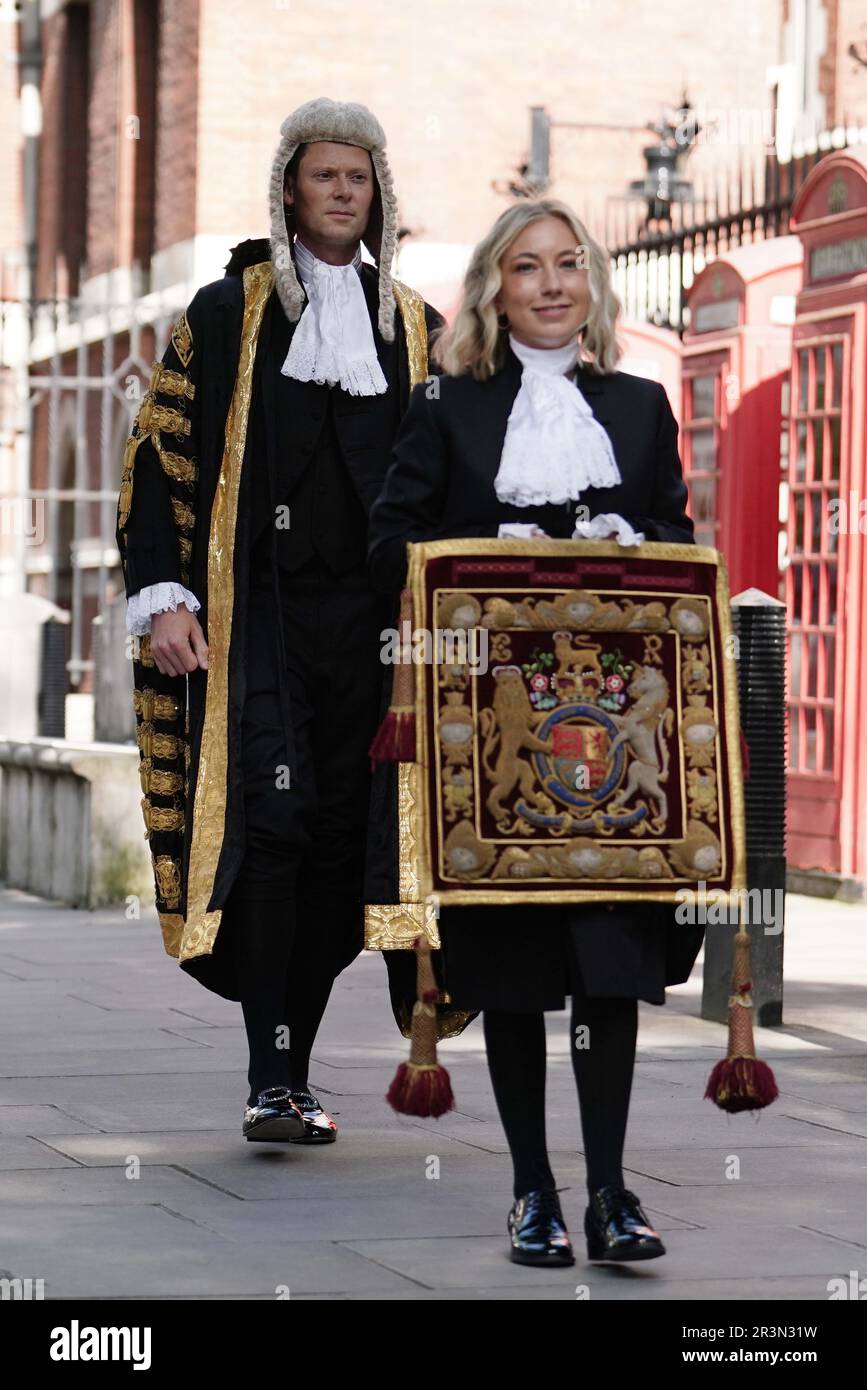 Lord chancellor swearing in ceremony hi-res stock photography and ...