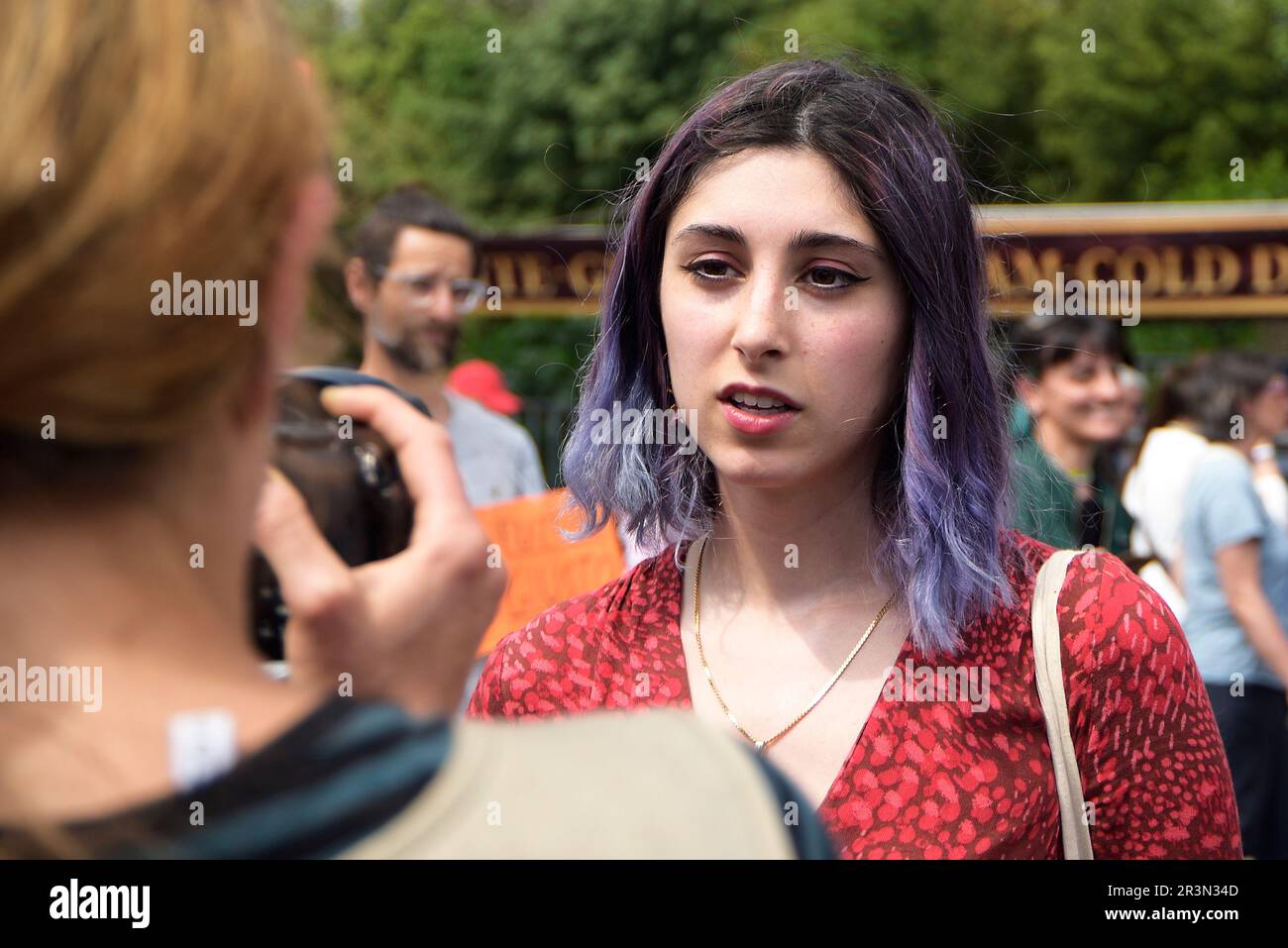 Vatican City, Rome, ITALY. 24th May, 2023. The environmental activist ...