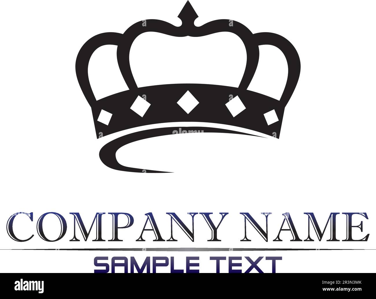 Crown Logo and king Template vector illustration Stock Vector Image ...