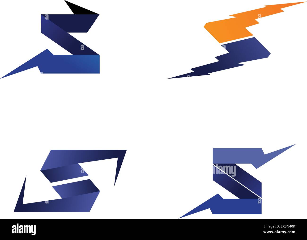 Business corporate letter S logo design vector Stock Vector Image & Art ...