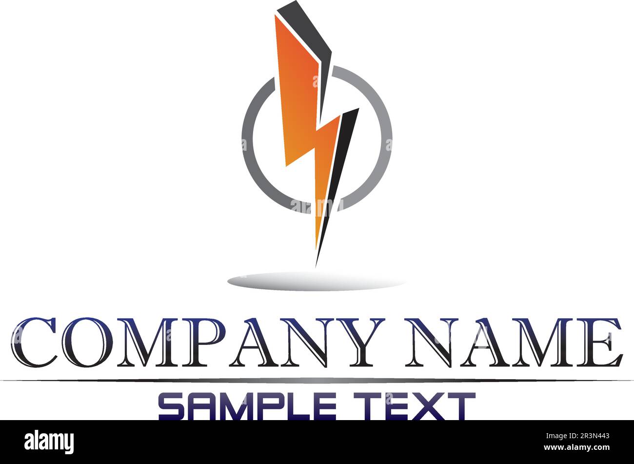 bolt electric Vector lightning icon logo and symbols Stock Vector Image ...