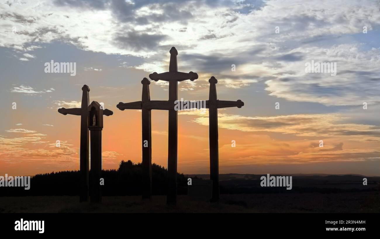 Plague crosses Emmingen from Egg, Emmingen-Liptingen Stock Photo - Alamy