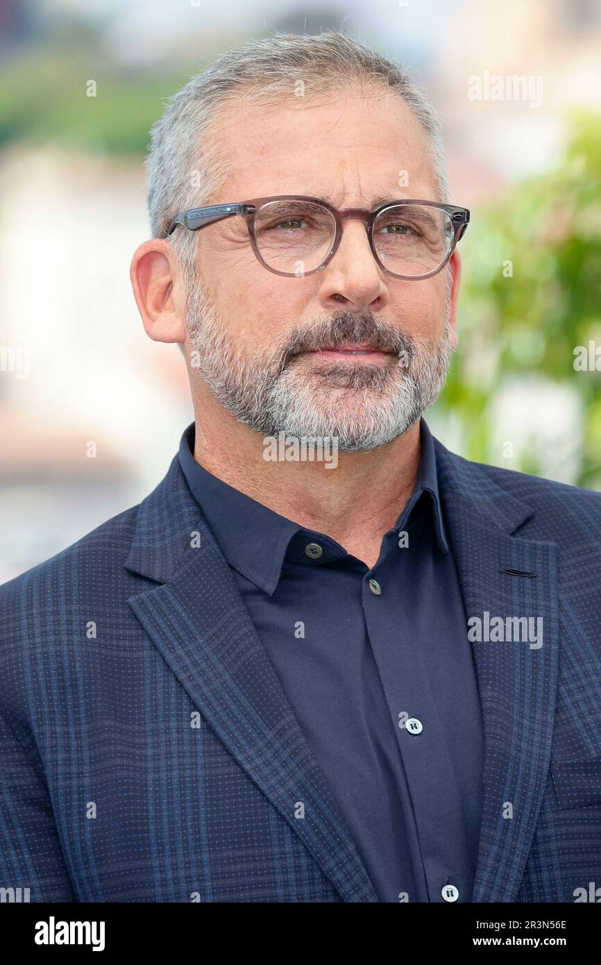 Steve Carell attends the 'Asteroid City' photocall during the 76th ...