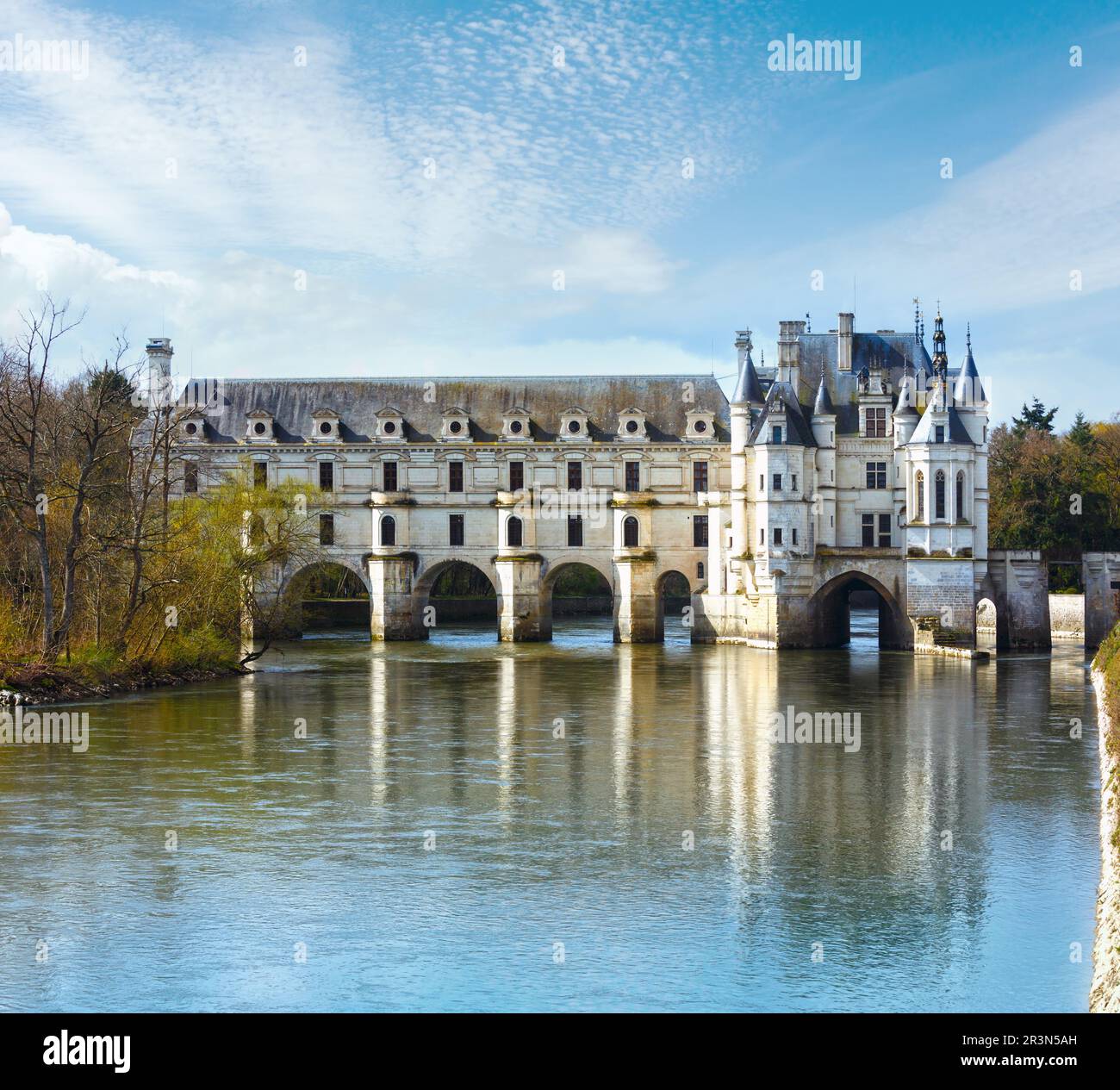 Chateau Chenonceau or Ladies Castle (France Stock Photo - Alamy