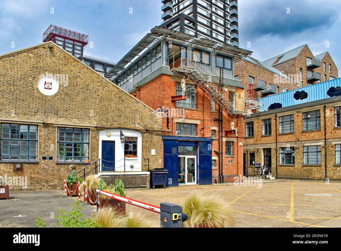 London Trinity Buoy Wharf Leamouth Peninsular Orchard Place the Trinity Art Studios buildings ...