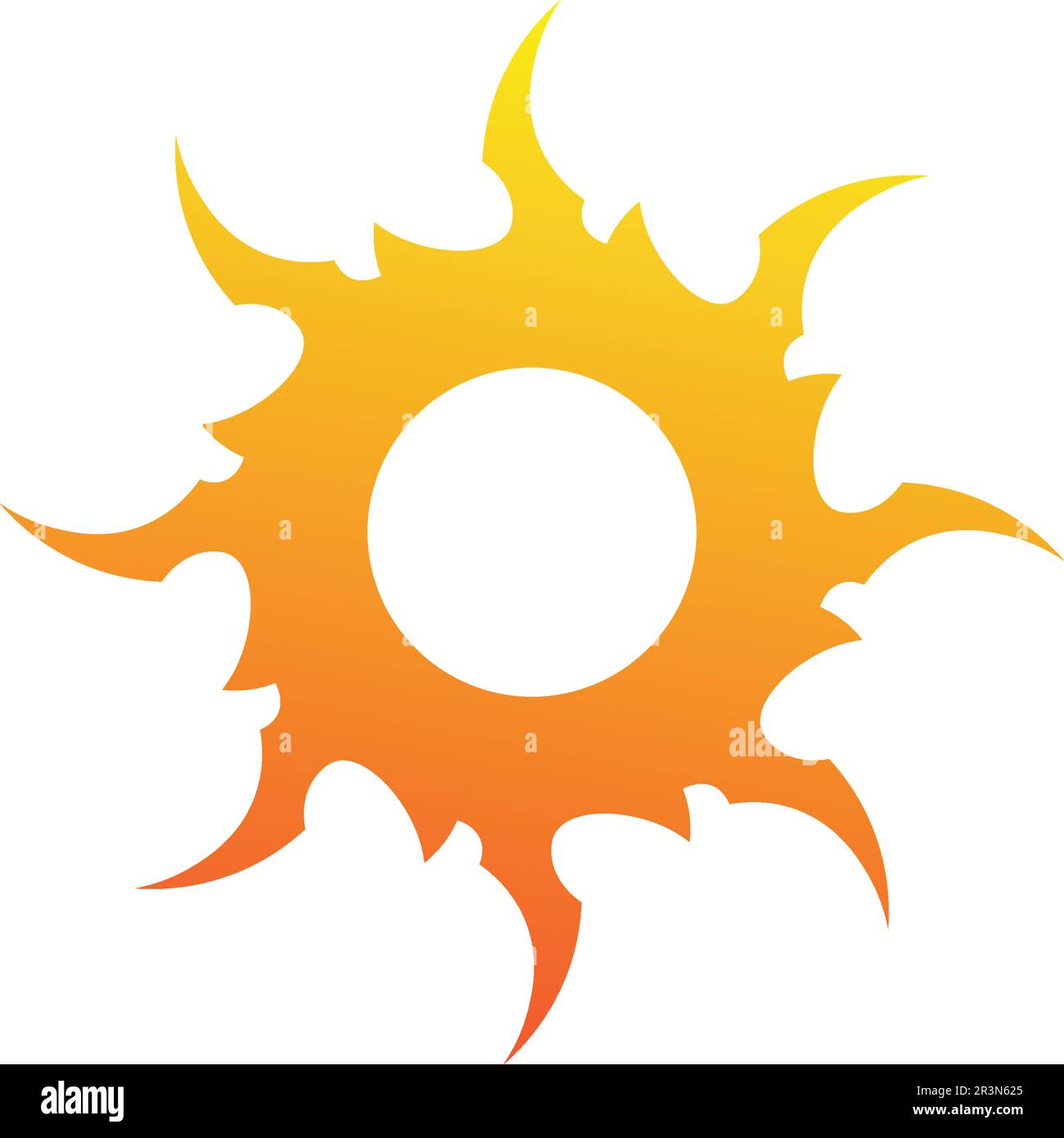 Sun logo and symbols star icon web Vector Stock Vector Image & Art - Alamy