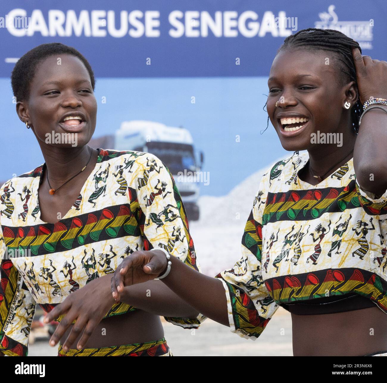 Dakar, Senegal. 24th May, 2023. Illustration shows the inauguration of ...