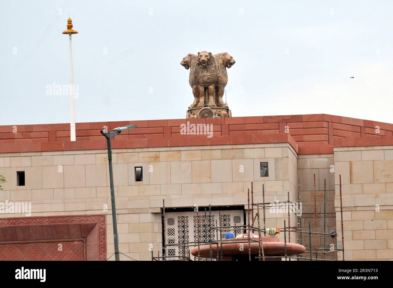 New Delhi, Delhi, India. 24th May, 2023. New Parliment House Bulding ...