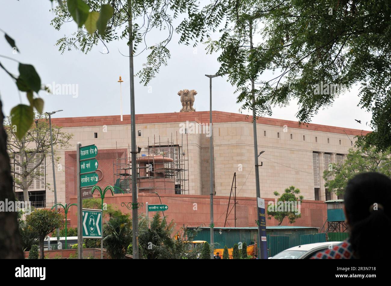 New Delhi, Delhi, India. 24th May, 2023. New Parliment House Bulding ...
