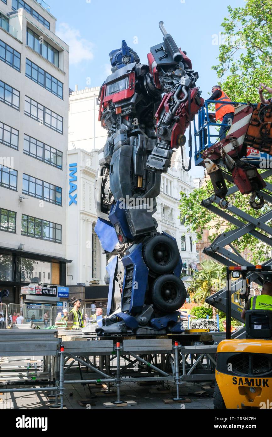 Leicester Square, London, UK. 24th May 2023. Transformers: Rise of the ...