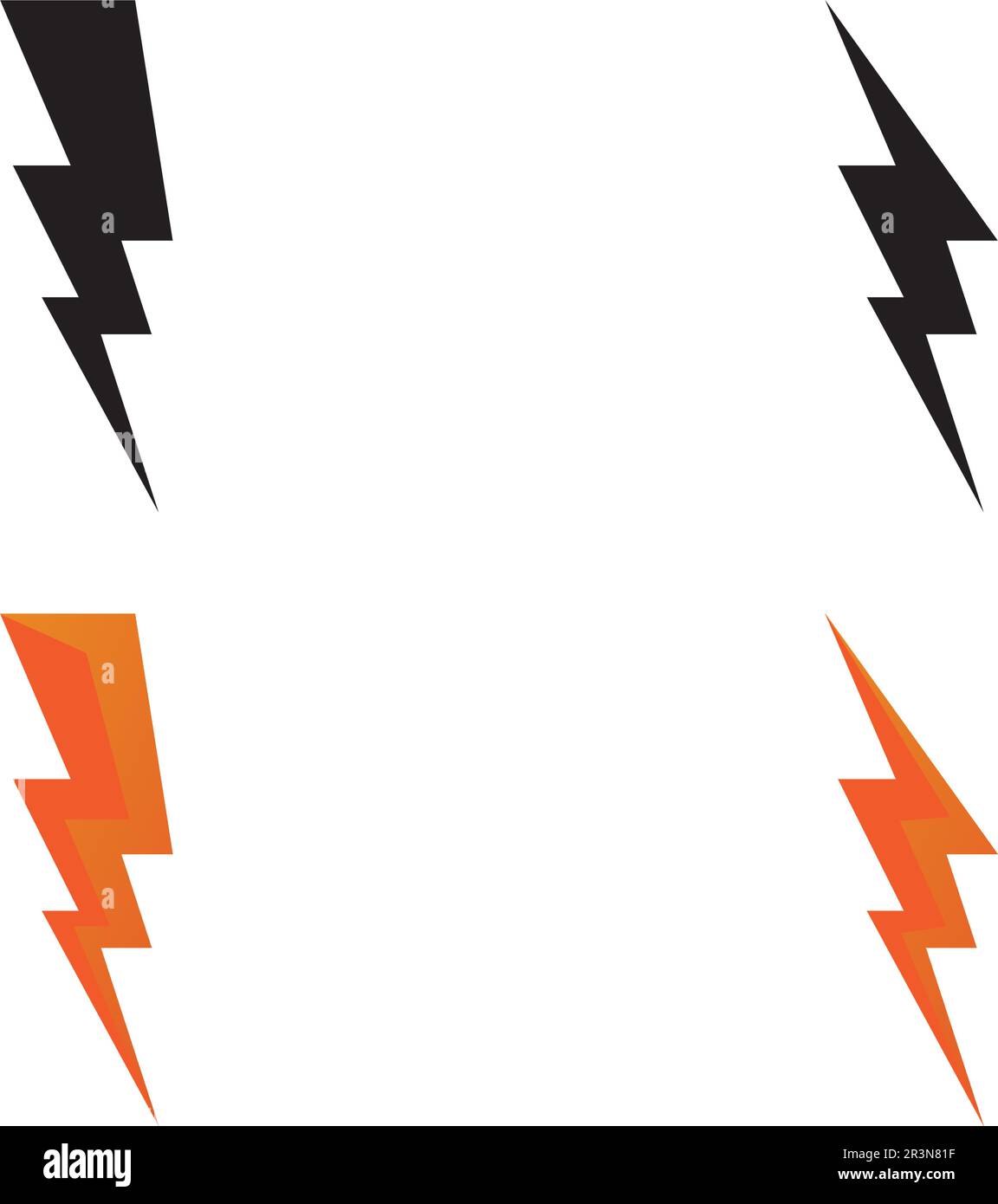 bolt electric Vector lightning icon logo and symbols Stock Vector Image ...