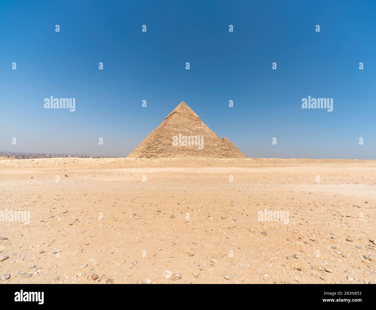 Ancient pyramid in the desert in egypt Stock Photo - Alamy