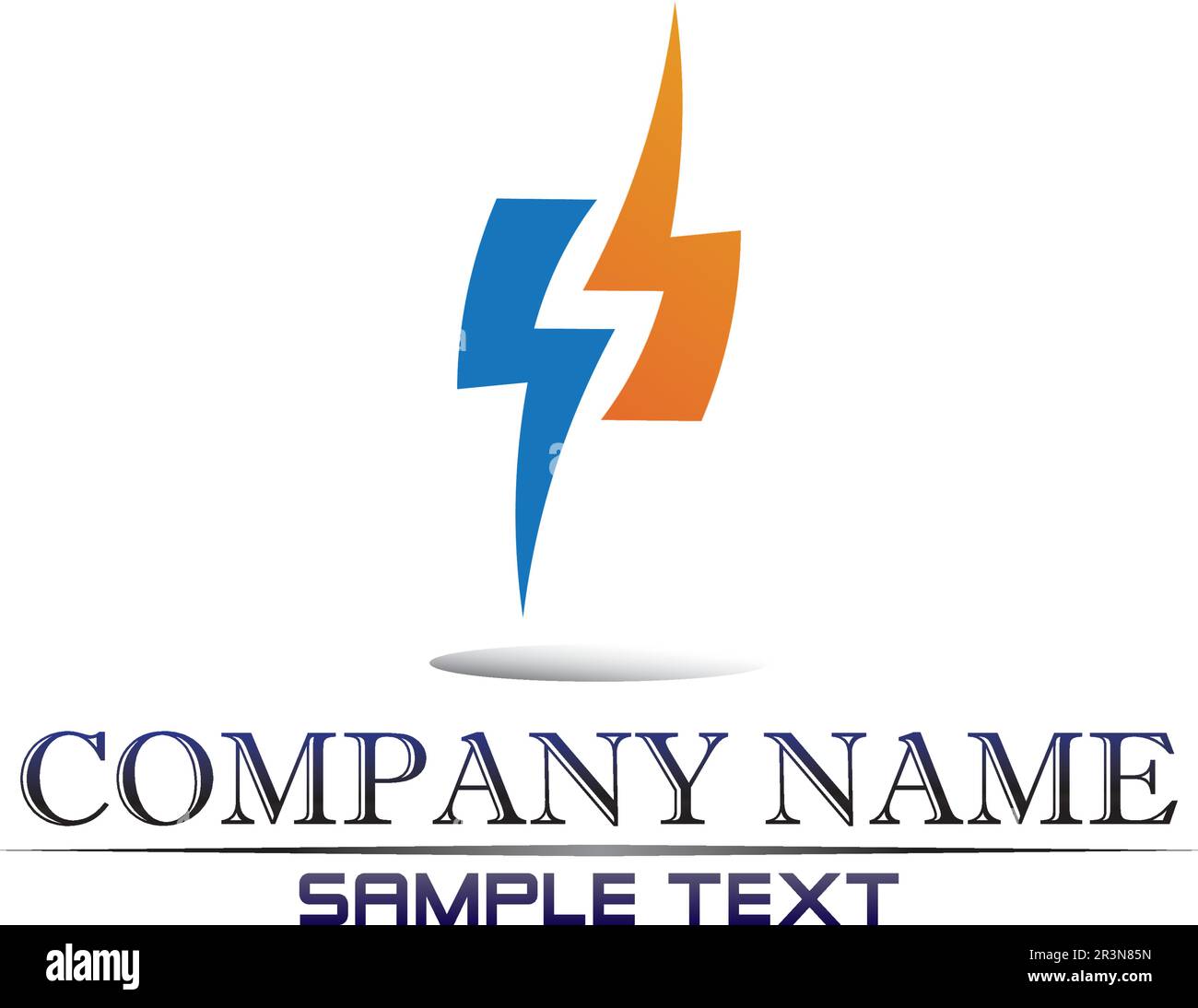 bolt electric Vector lightning icon logo and symbols Stock Vector Image ...