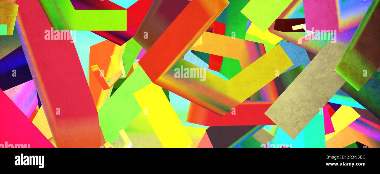 Abstract colorful illustration Stock Photo - Alamy