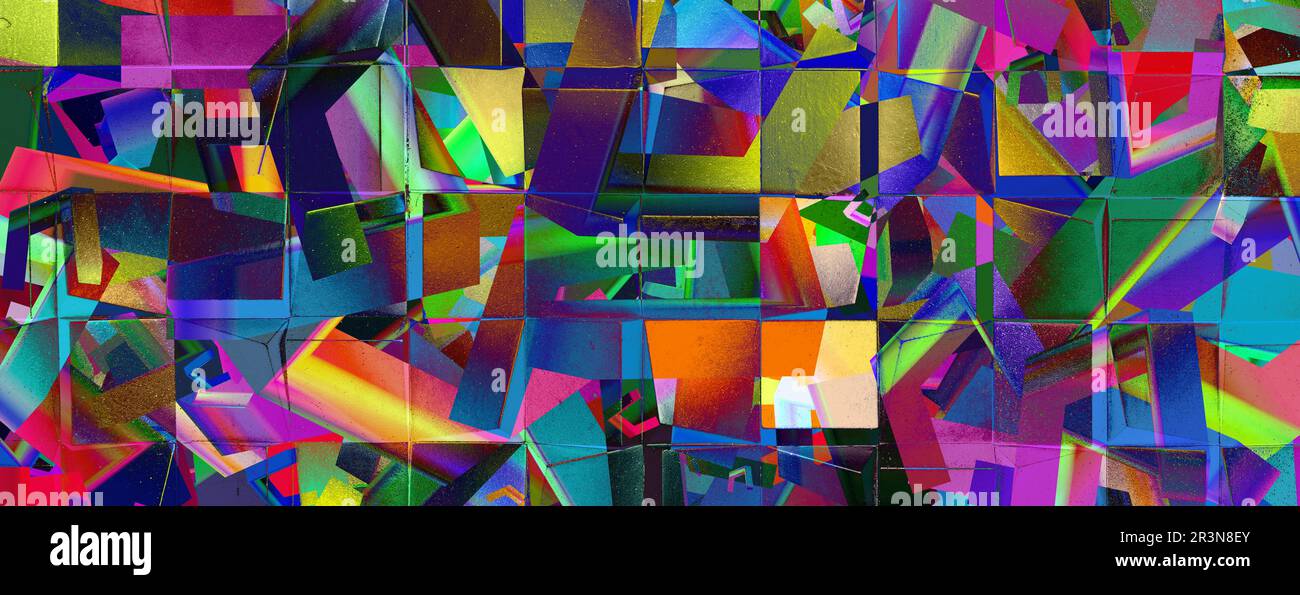 Abstract colorful illustration Stock Photo - Alamy