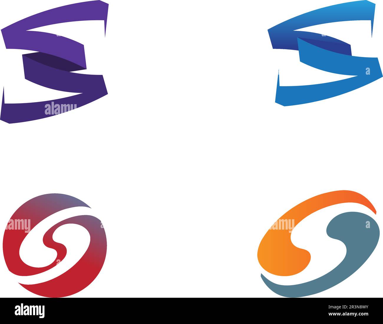 Business corporate letter S logo design vector Stock Vector Image & Art ...