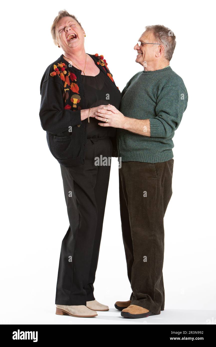 Senior Citizens: Best Friends Forever. A senior couple in a carefree ...