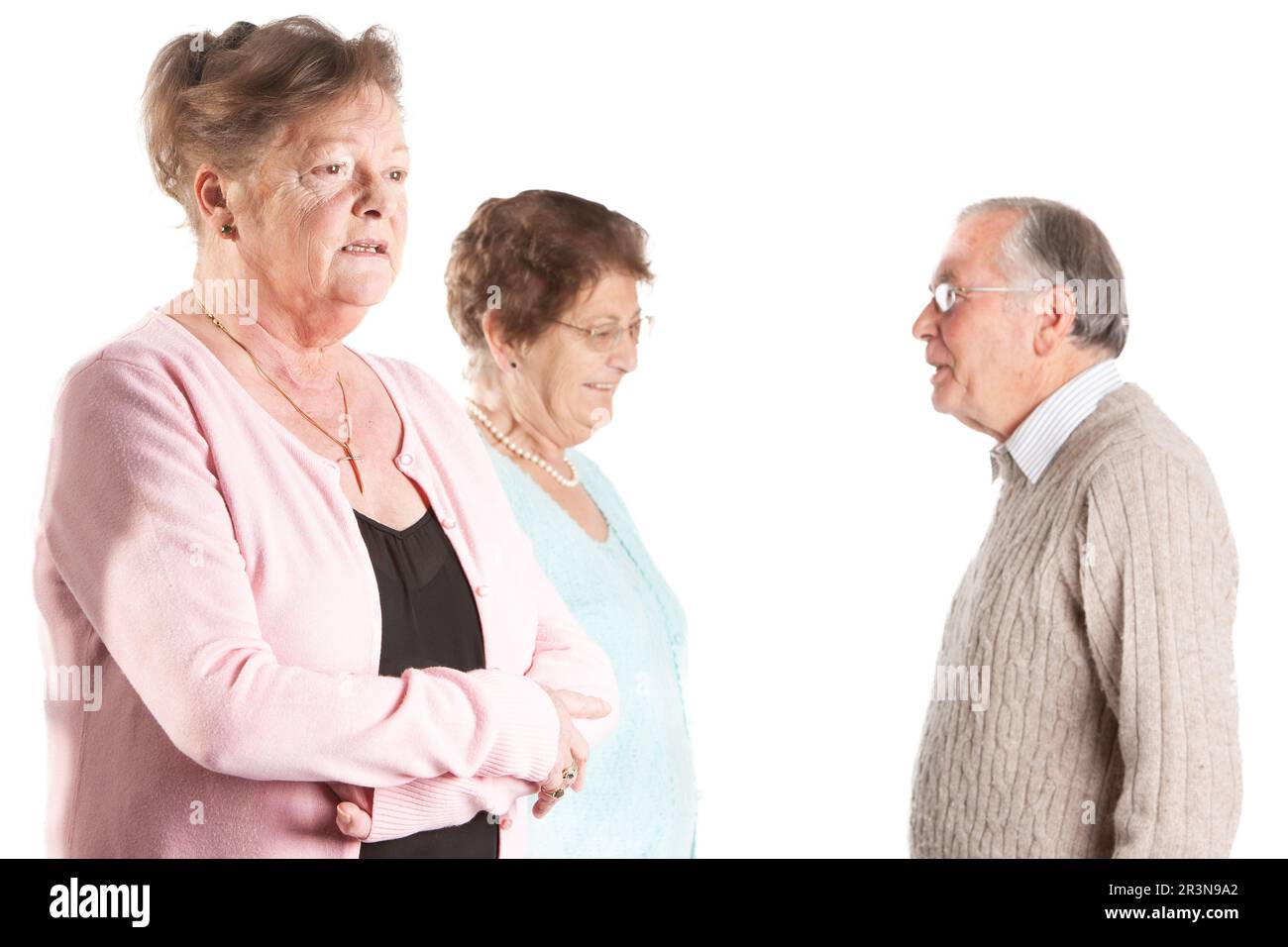 Paranoid person people talking hi-res stock photography and images - Alamy