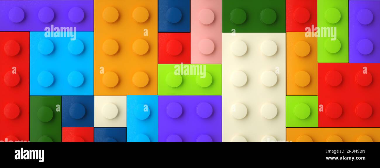 Colored bricks hi-res stock photography and images - Alamy