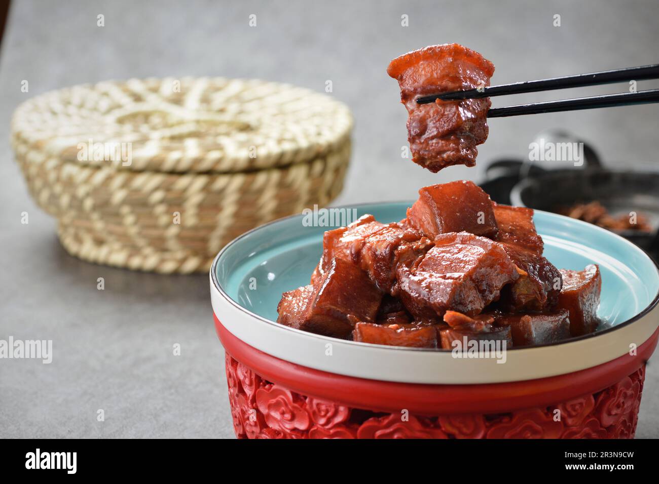 Hakka braised pork belly, dongpo pork,chinese cuisine Stock Photo - Alamy