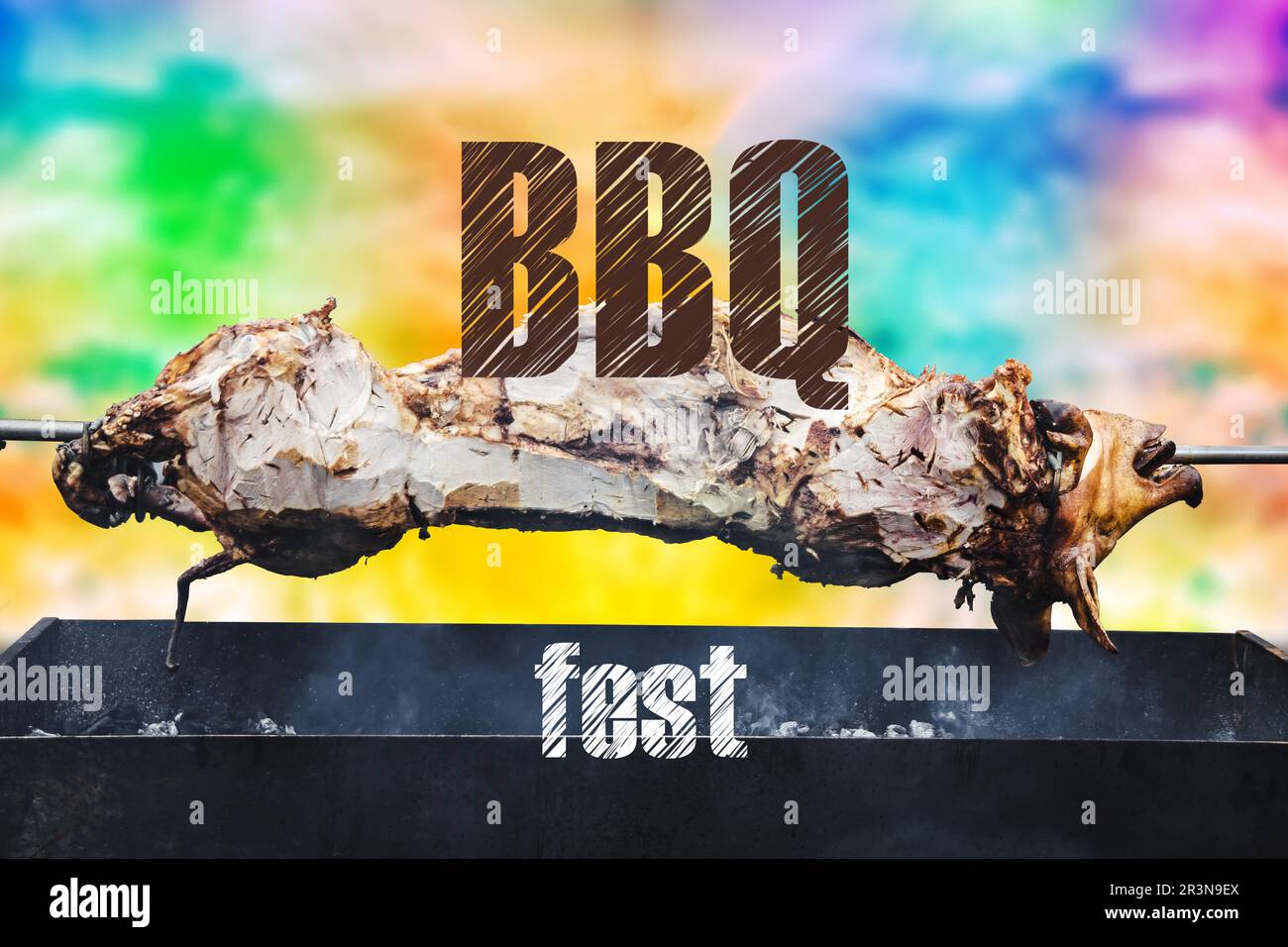Barbecue fest concept Stock Photo - Alamy