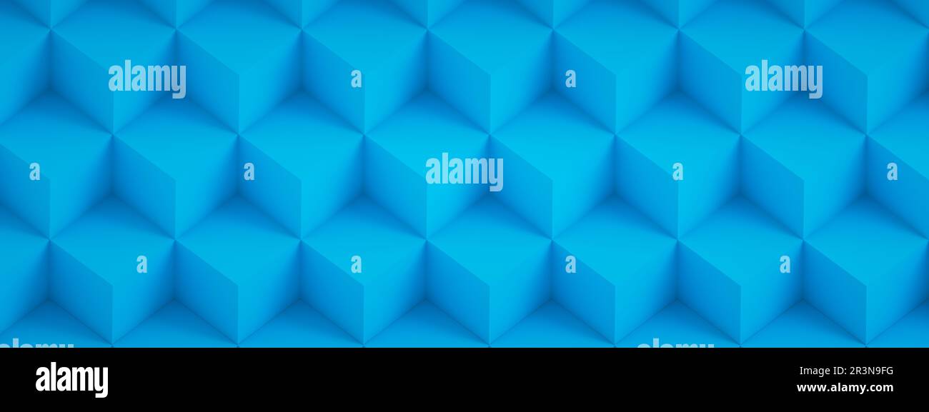 Blue cubes background Stock Photo - Alamy