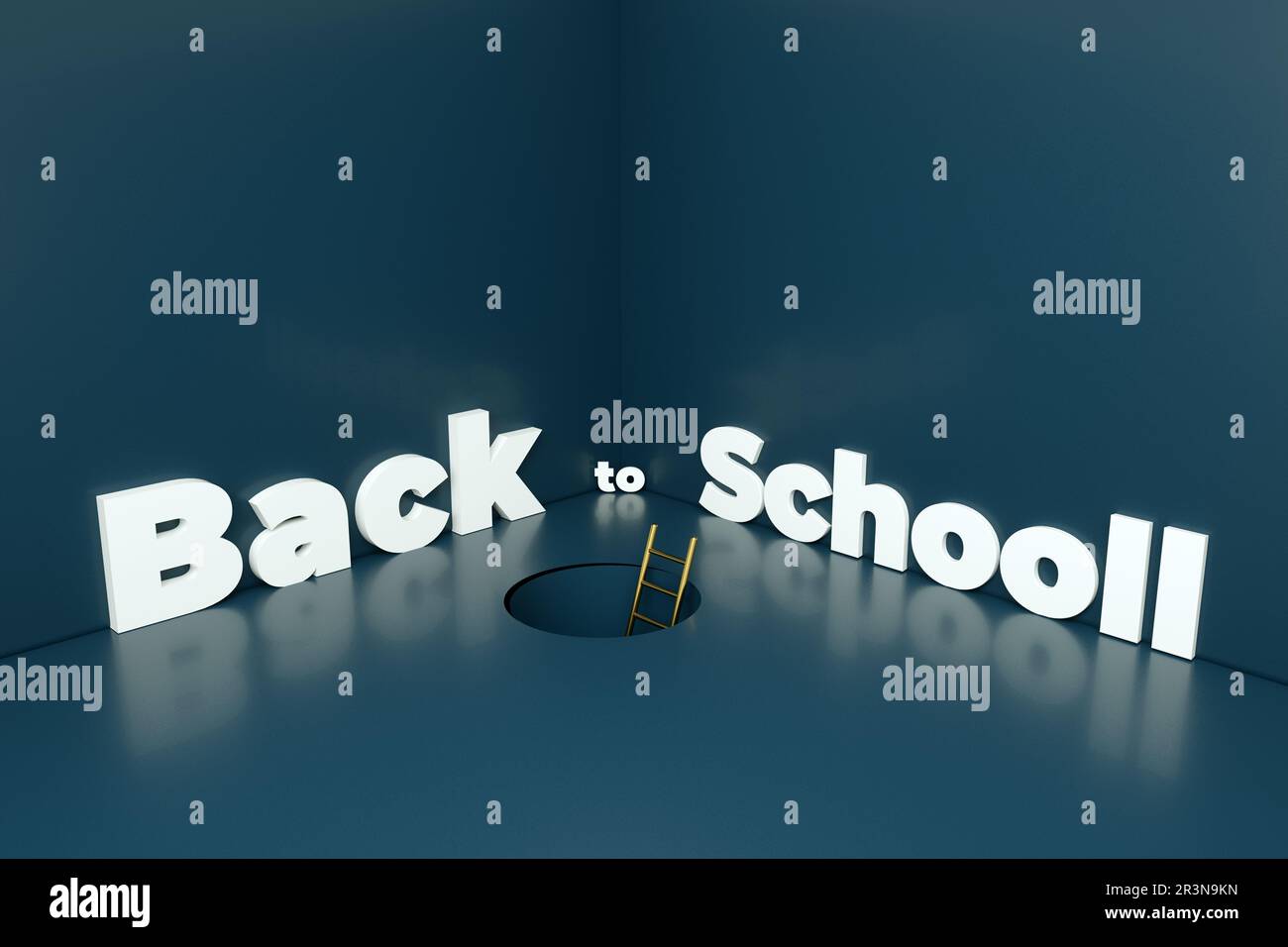 Back to school inscription Stock Photo - Alamy
