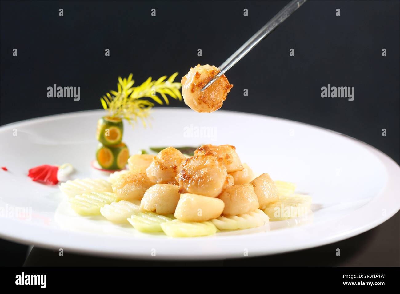 Pan fried Atlantic Cod fillet Stock Photo - Alamy