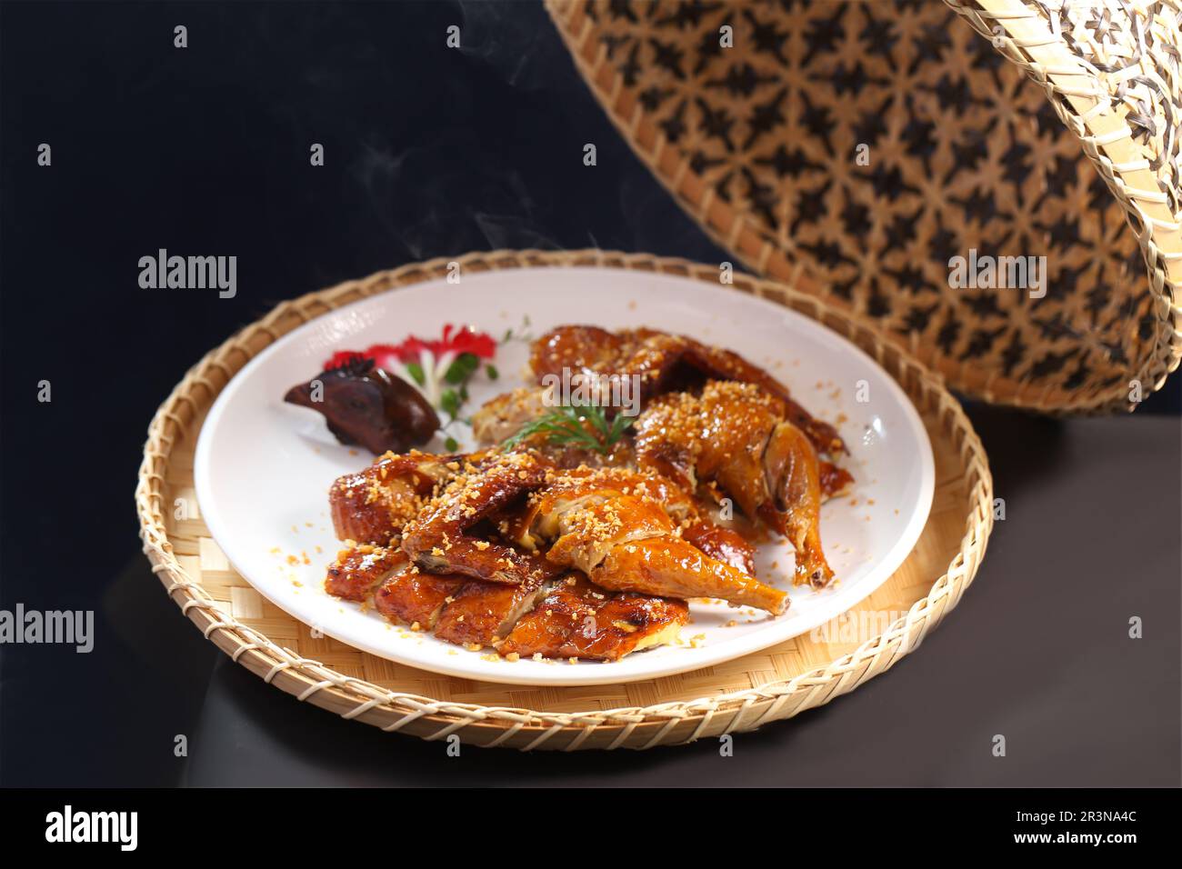 cantonese cuisine Roasted Crispy Chicken with Sesame with super crispy ...