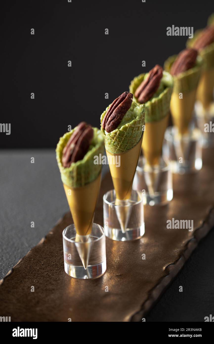 Closeup matcha ice cream hi-res stock photography and images - Alamy