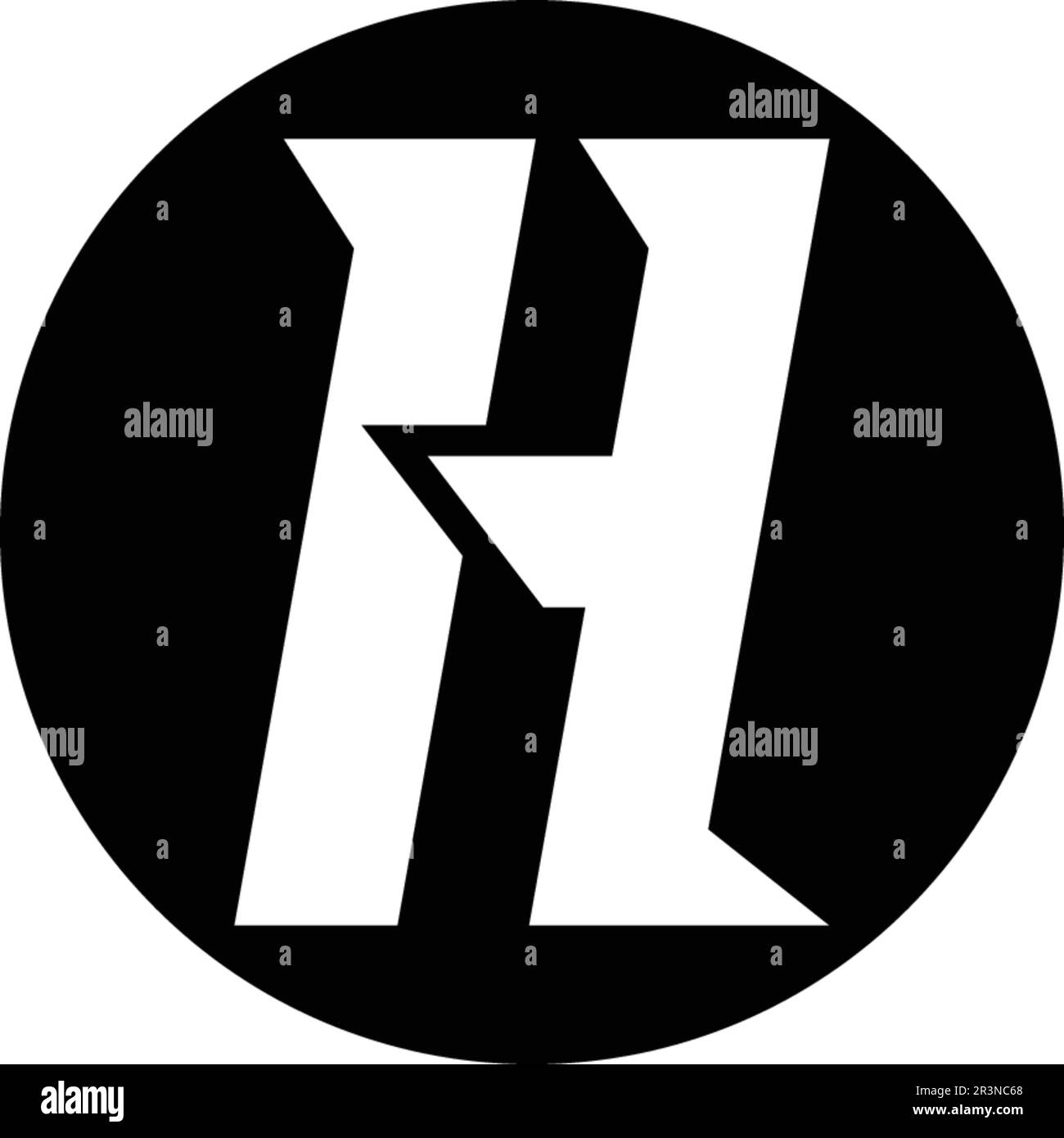 H Letter Logo Template Design Vector illustration Stock Vector Image ...