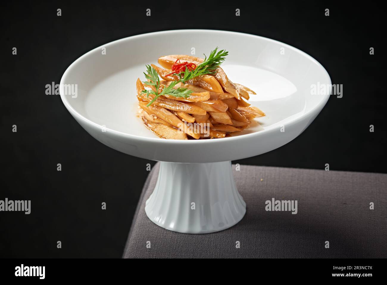 Chinese food, Daikon Radish Pickled ，Soy Preserved Radish Stock Photo ...