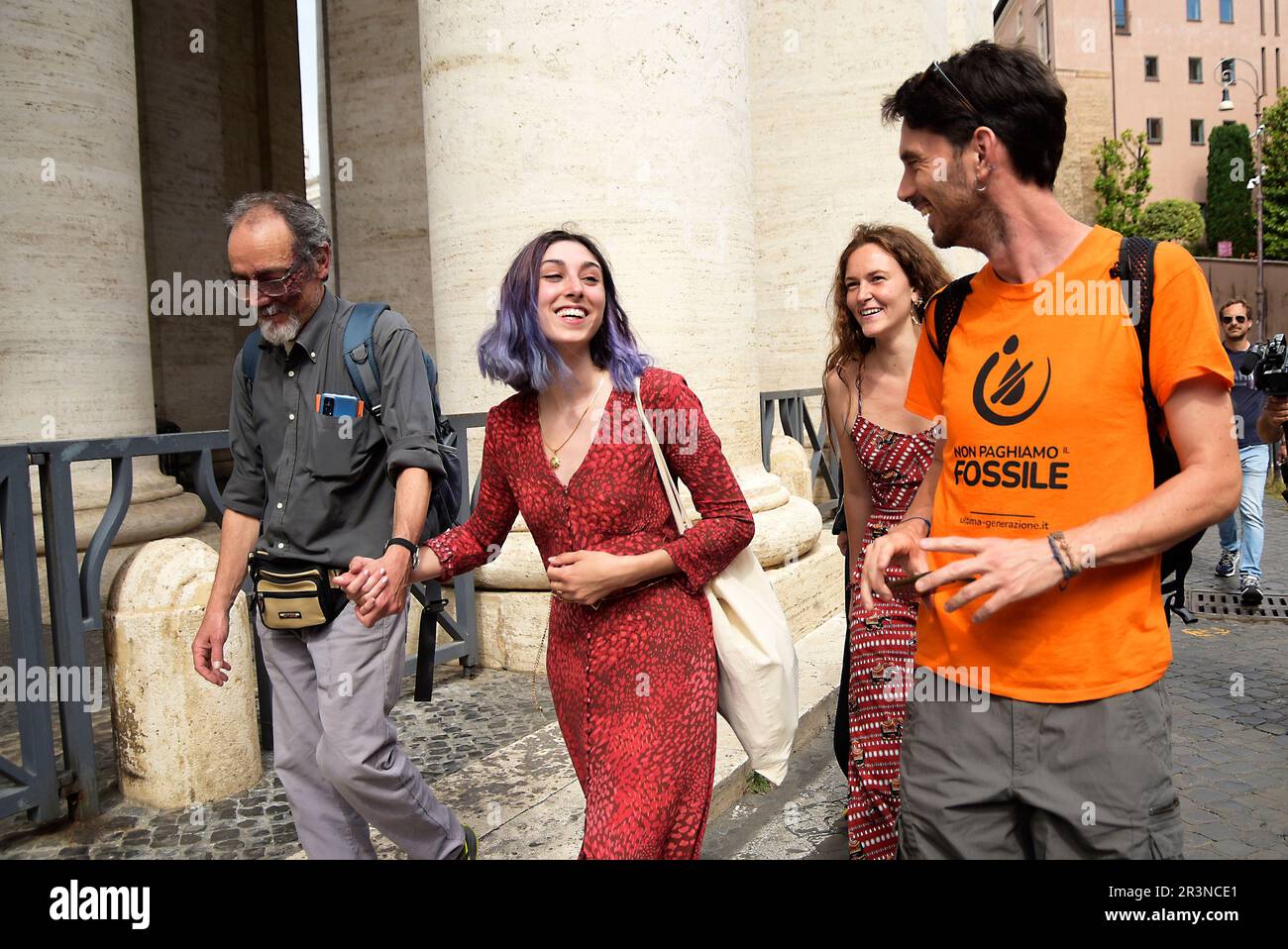 Vatican City, Vatican. 24th May, 2023. Activists of the Ultima ...