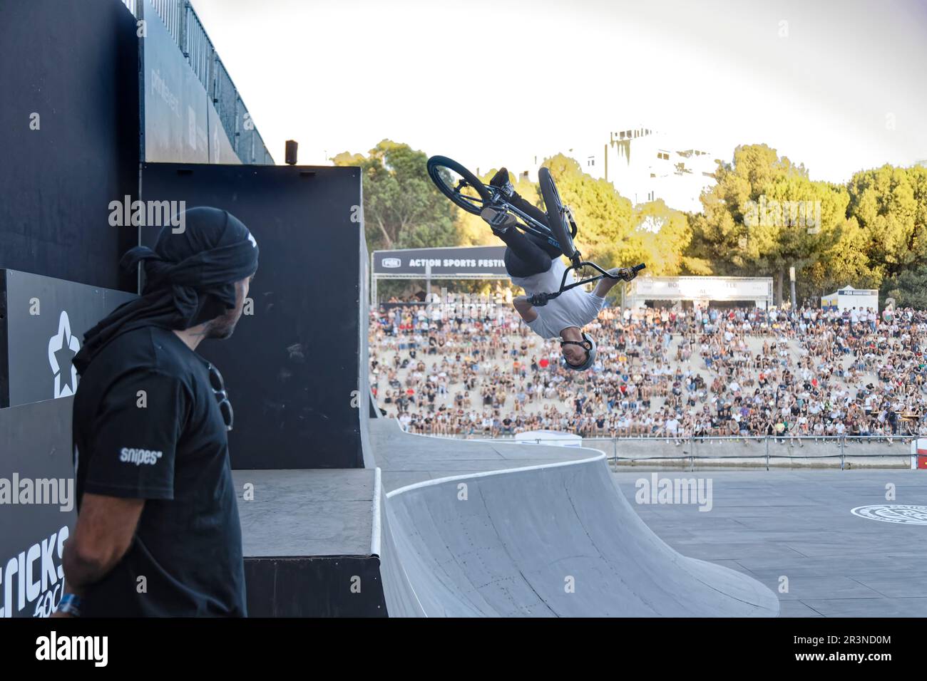 Montpellier, France. 28th May, 2022. BMX Freestyle competition at the ...