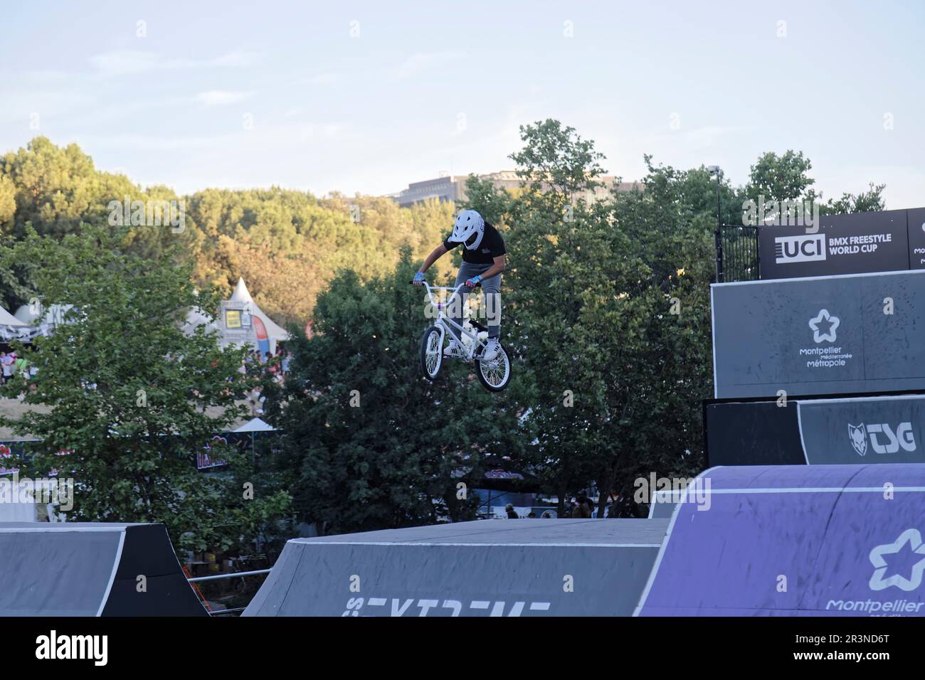Montpellier, France. 28th May, 2022. BMX Freestyle competition at the ...