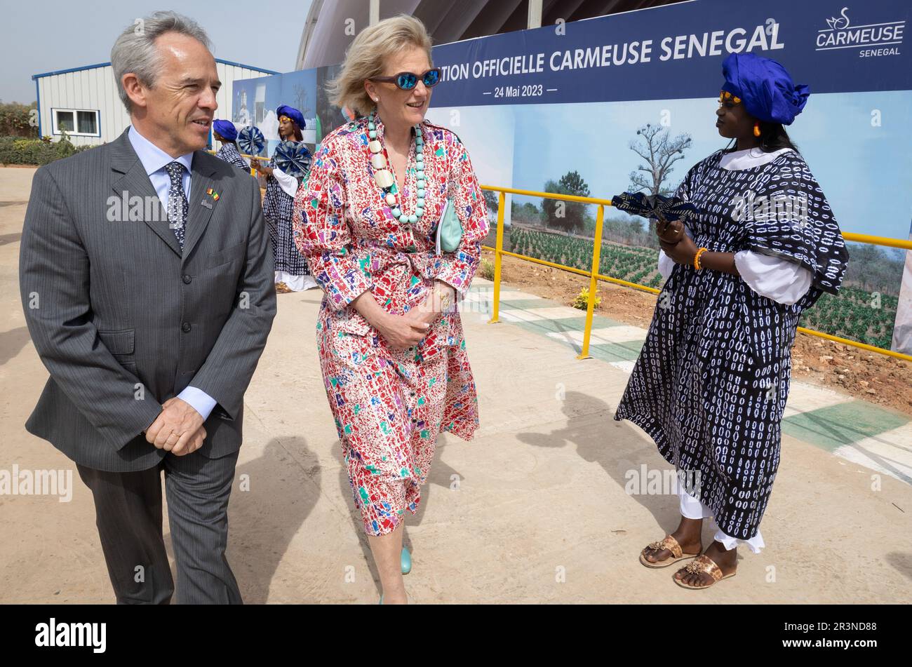 Dakar, Senegal. 24th May, 2023. CEO of Carmeuse Group Rodolphe Collinet ...